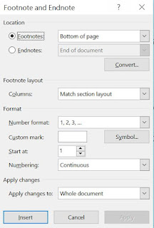 Competente digitale bac: Inserare note de subsol sau note de final într ...