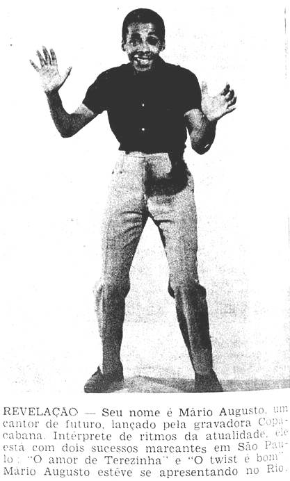 Brazilian show business 50s, 60s & 70s: MARIO AUGUSTO, o twist é bom 1962