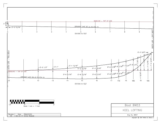Construction of the Boat BW: Plans Now Available