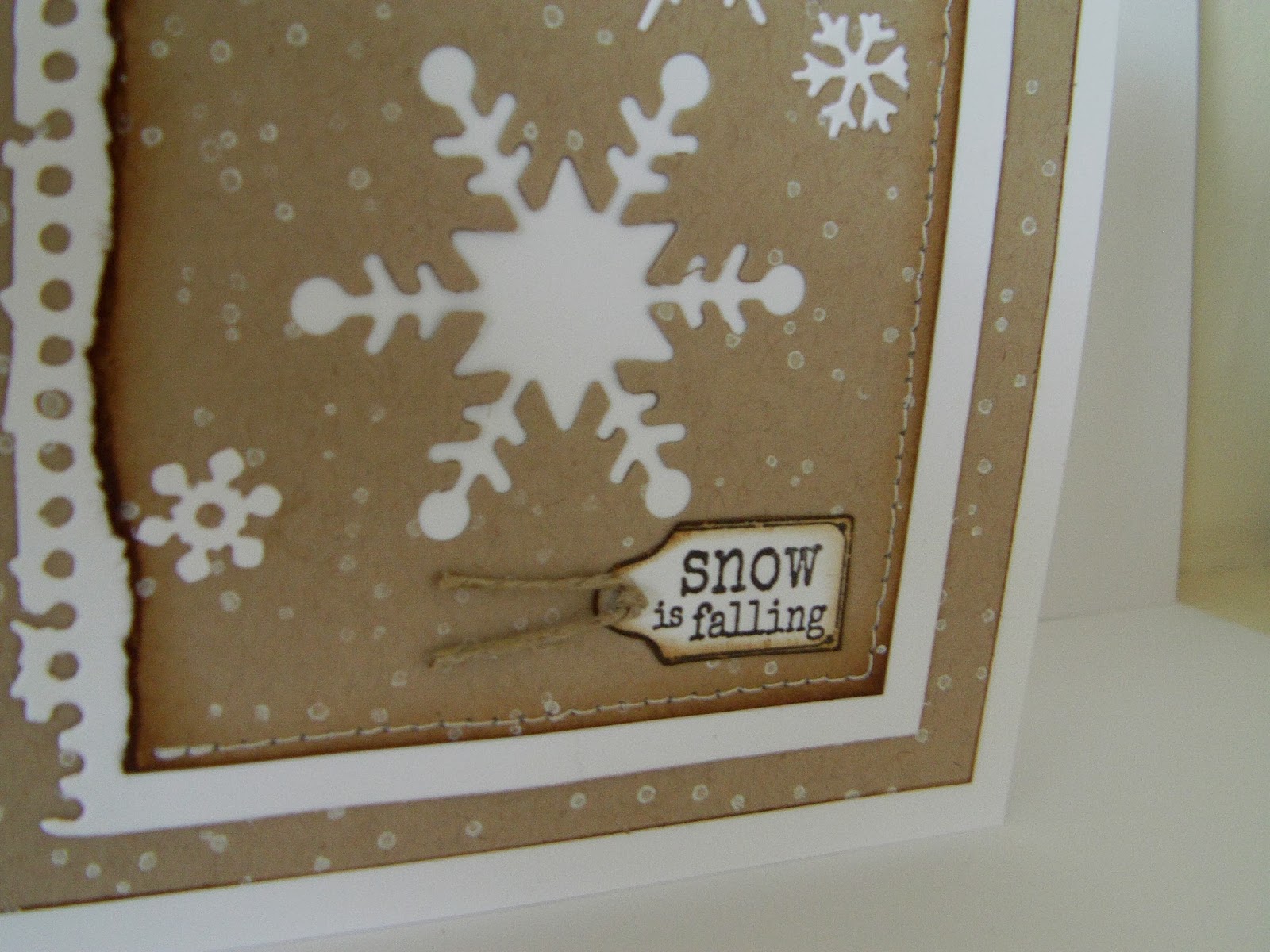 Artful Evidence: 2013 Christmas Cards - Snow Is Falling