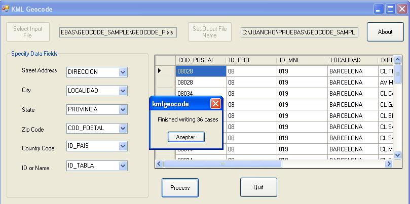 Geotics: KMLGeocode: Herramienta para geocodificar y exportar tus ...