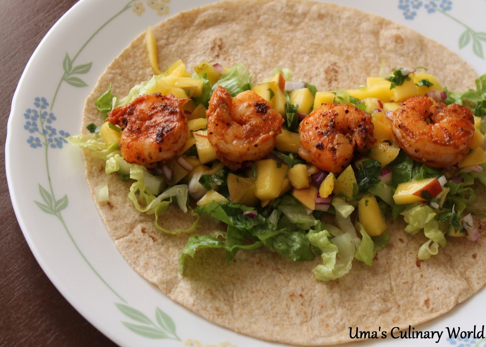 Shrimp (Prawn) Tacos with Mango Salsa