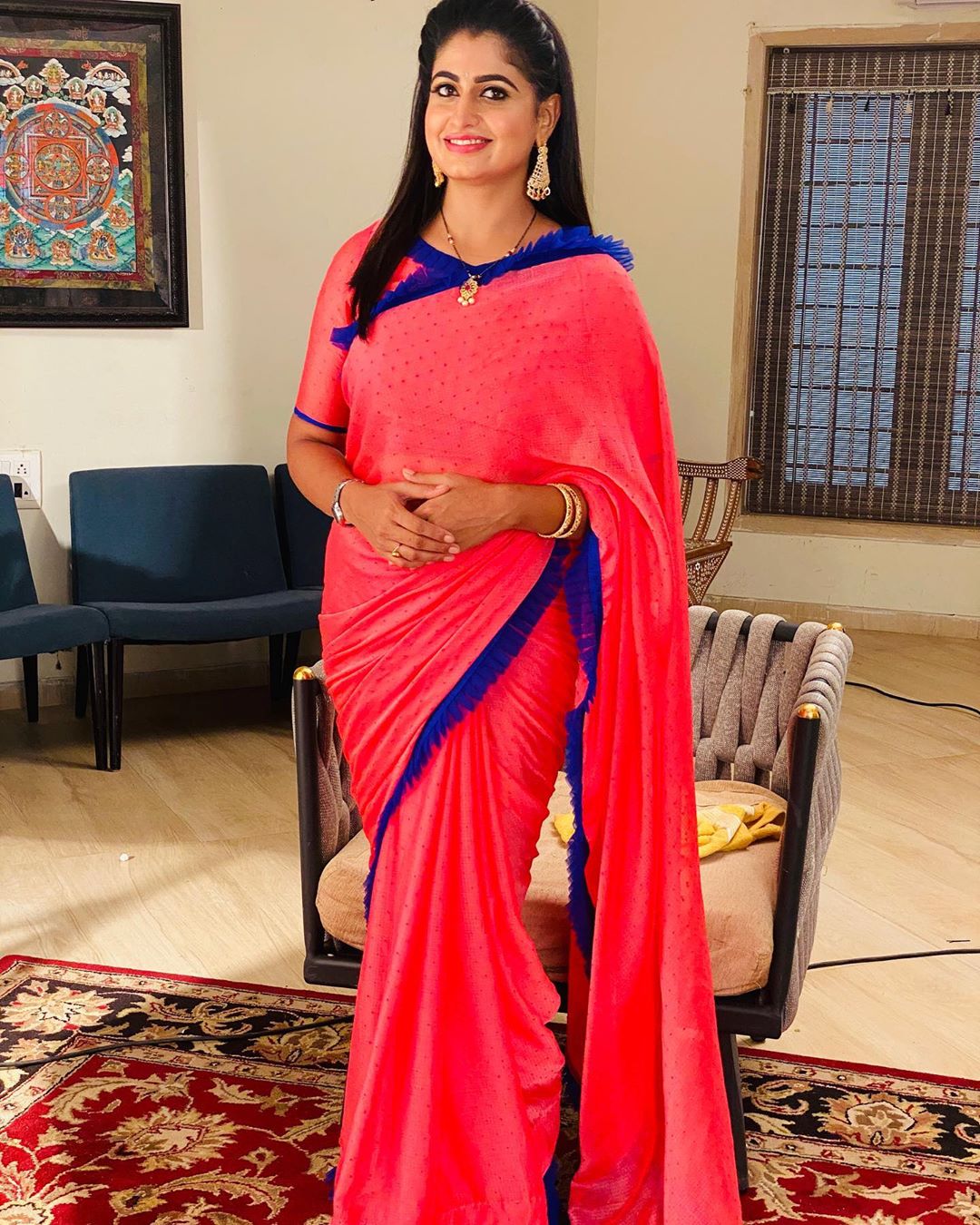 Telugu TV actress Chaitra Rai Stunning New Gallery HD