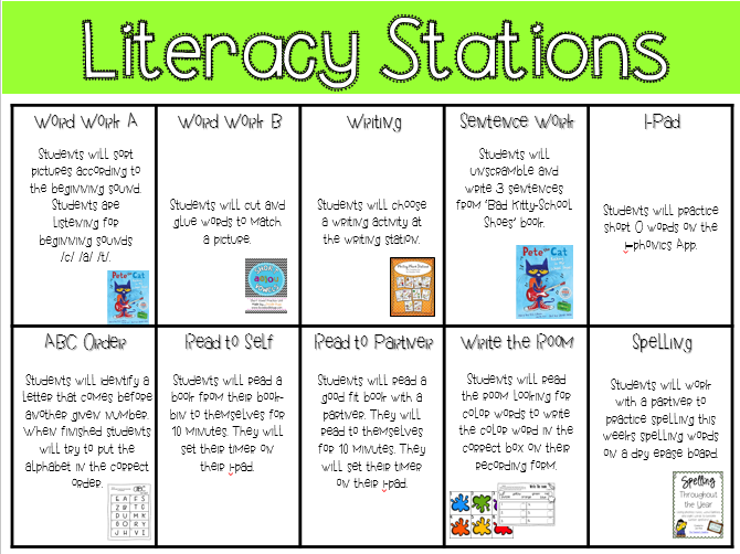 How I Manage My Stations & Visual Plans!! - The Teacher Talk