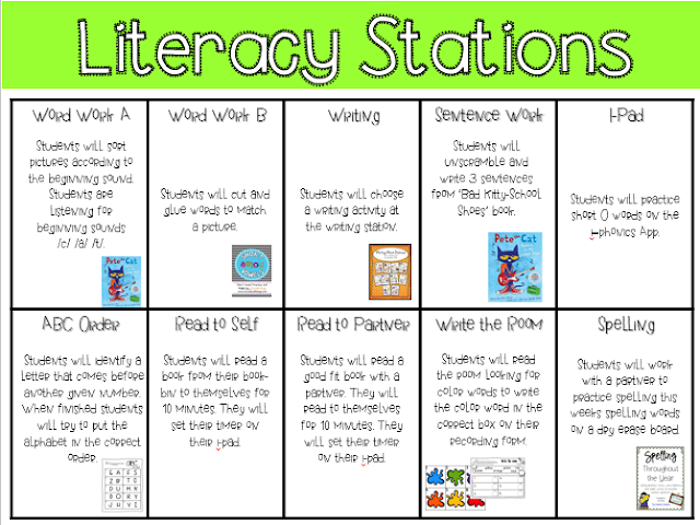 How I Manage My Stations & Visual Plans!! - The Teacher Talk