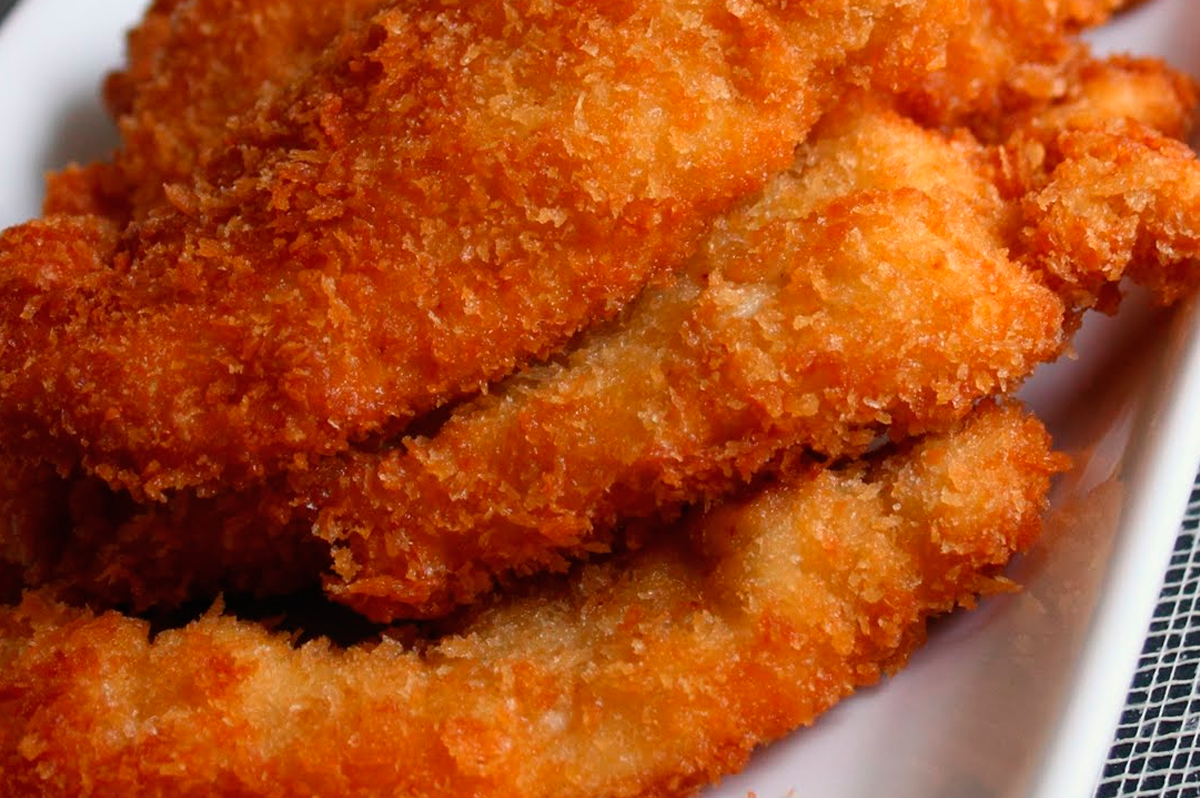 Frango empanado rápido - Receitas da Mama