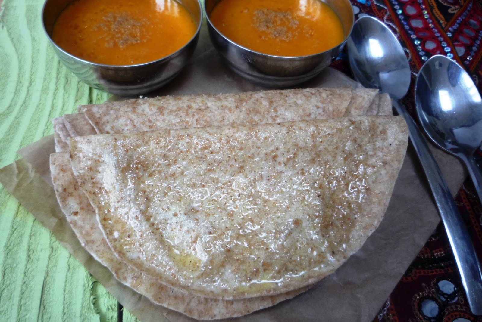 Be padi Rotli- Paper Thin Double Layer Indian flat Bread | J Cooking ...
