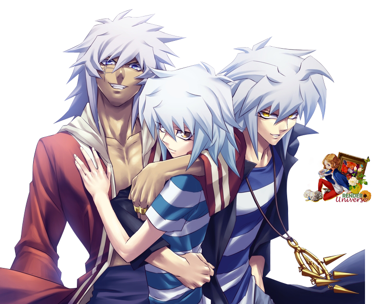 Yu Gi Oh Ryo Bakura And Yami Bakura Render Universe