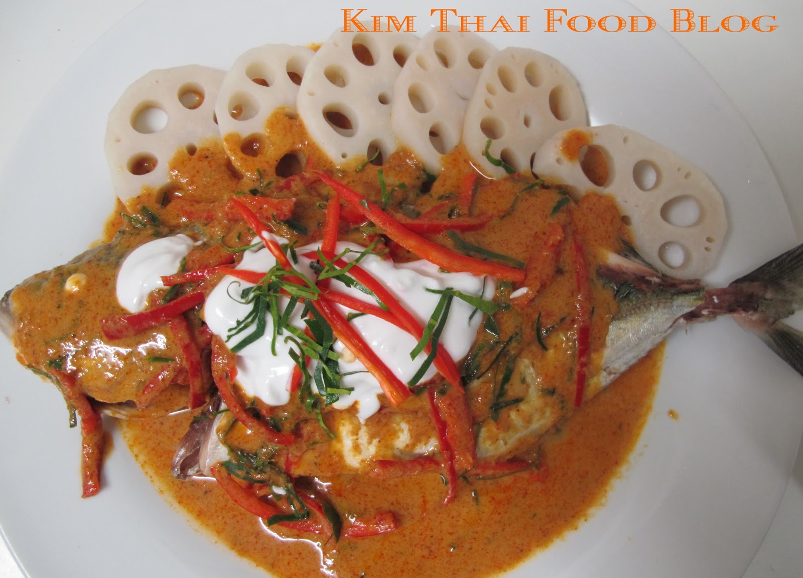 Kim Thai Food Blog: Choo chee Mackerel fish(Choo Chee Pla Too)