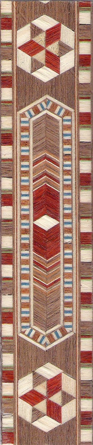 El útil marcapáginas: Marcapáginas de taracea