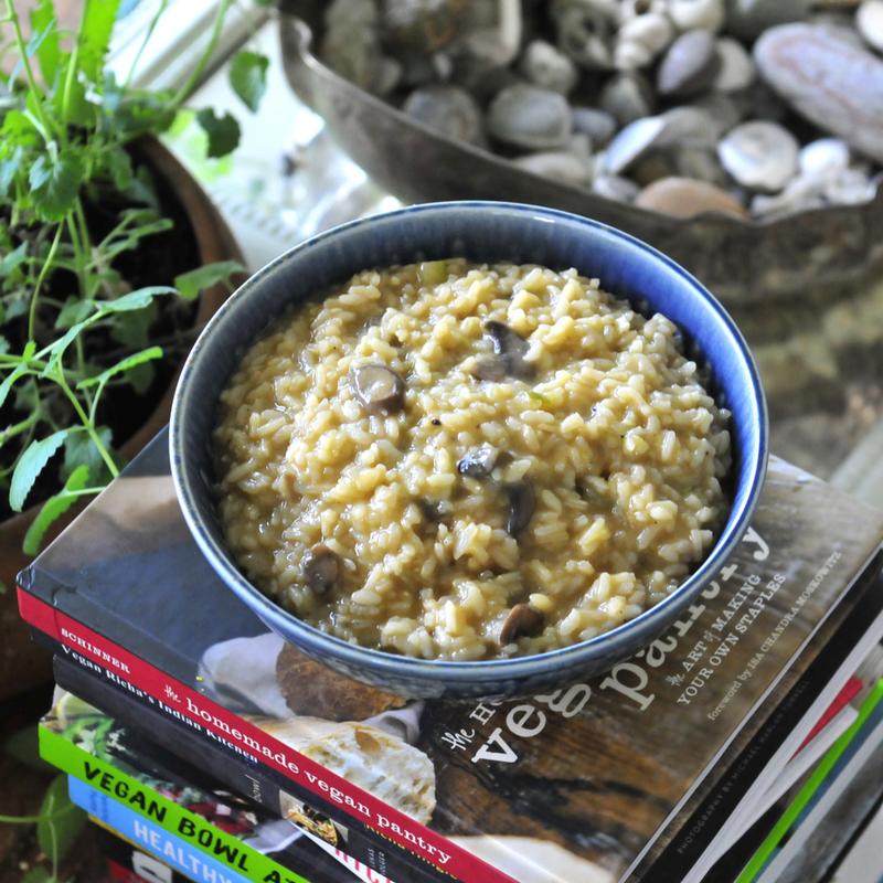 Simply Gourmet: Mushroom Risotto #vegan
