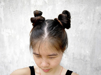 JAPANESE BUN HAIRSTYLE [UPDATE] | Ferdi Blog