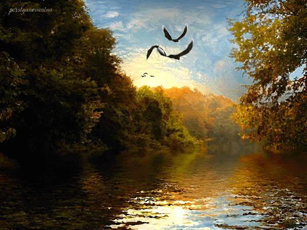 animowanegifkijesiennemireczki: Animowane obrazki i gify - jesienne pejzaże