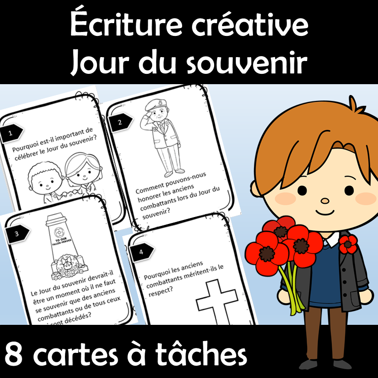 la classe de caro.: Écriture créative Jour du souvenir