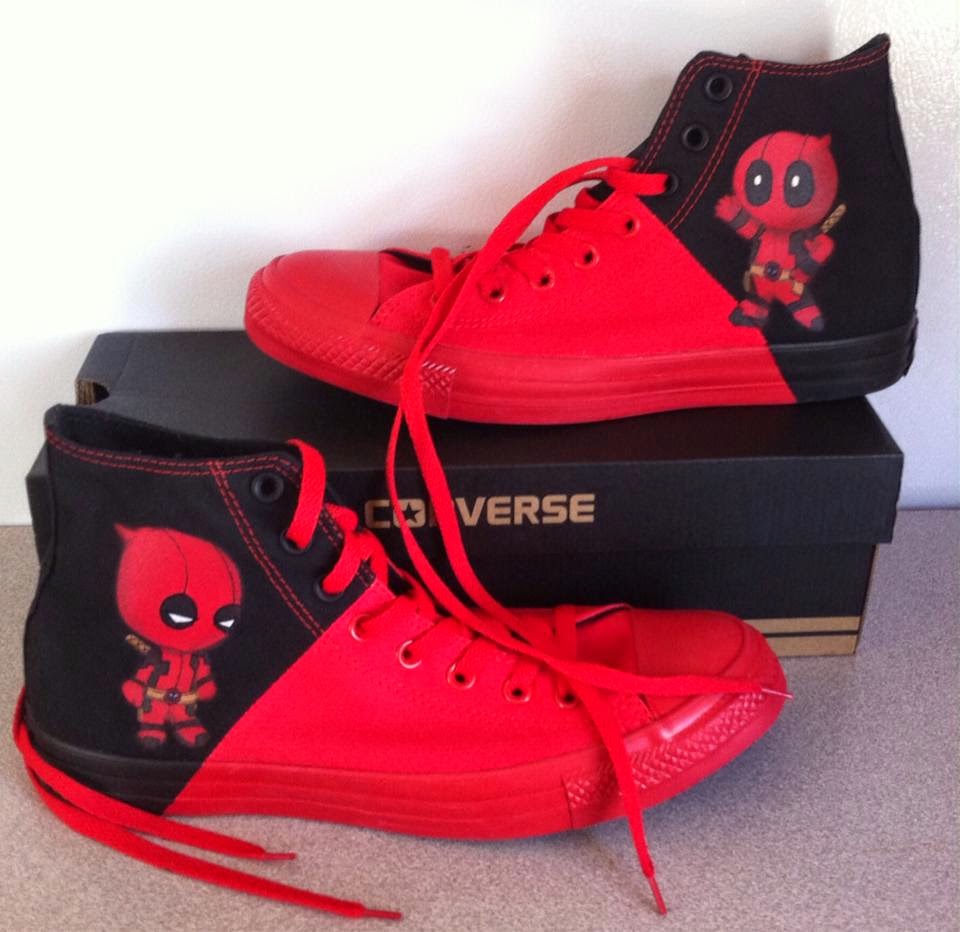Whimsy by Kelly : Deadpool Converse