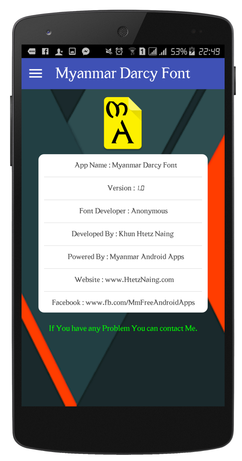Myanmar Metrix Font v1.0 APK | Ht3tzN4ing