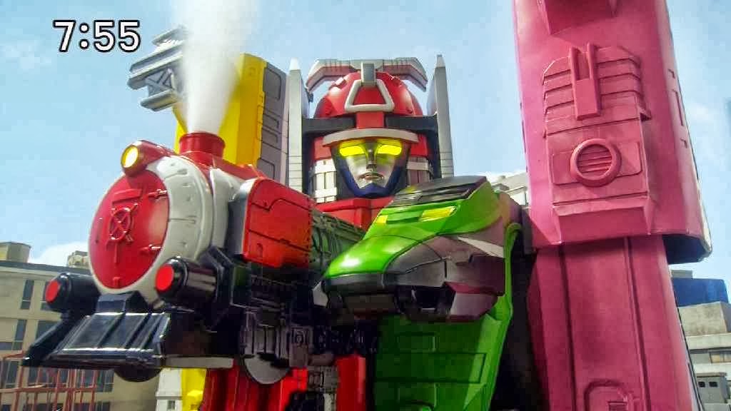 Firestarter's Blog: Ressha SentaiToQGer: ToQ-Oh's First Combination Video
