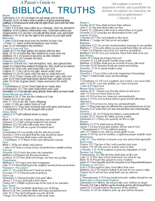 Little Pitchers: Parent's Reference Guide to Teaching from the Scriptures