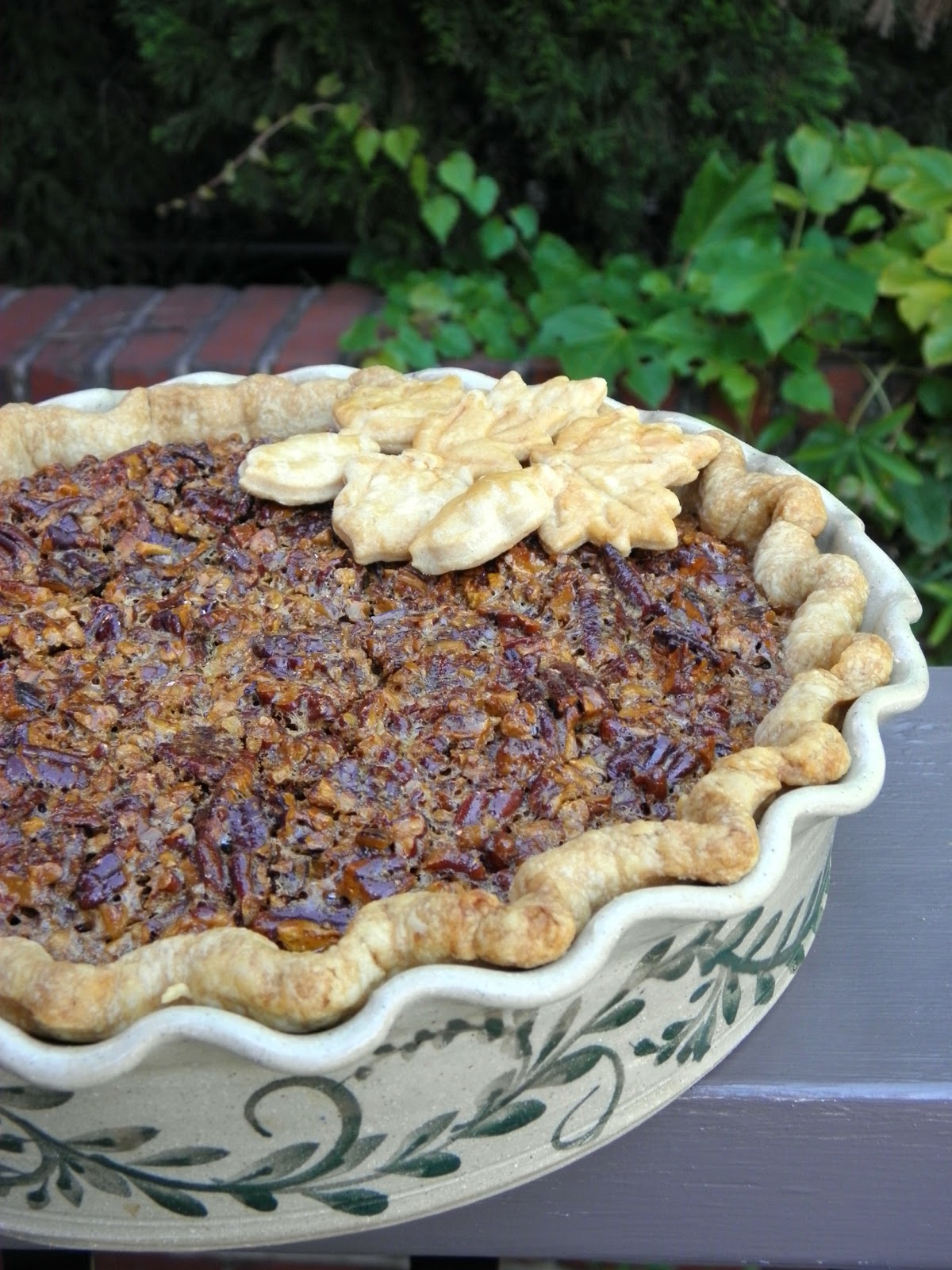 Strawberry Blondies: Deep Dish Pecan Pie