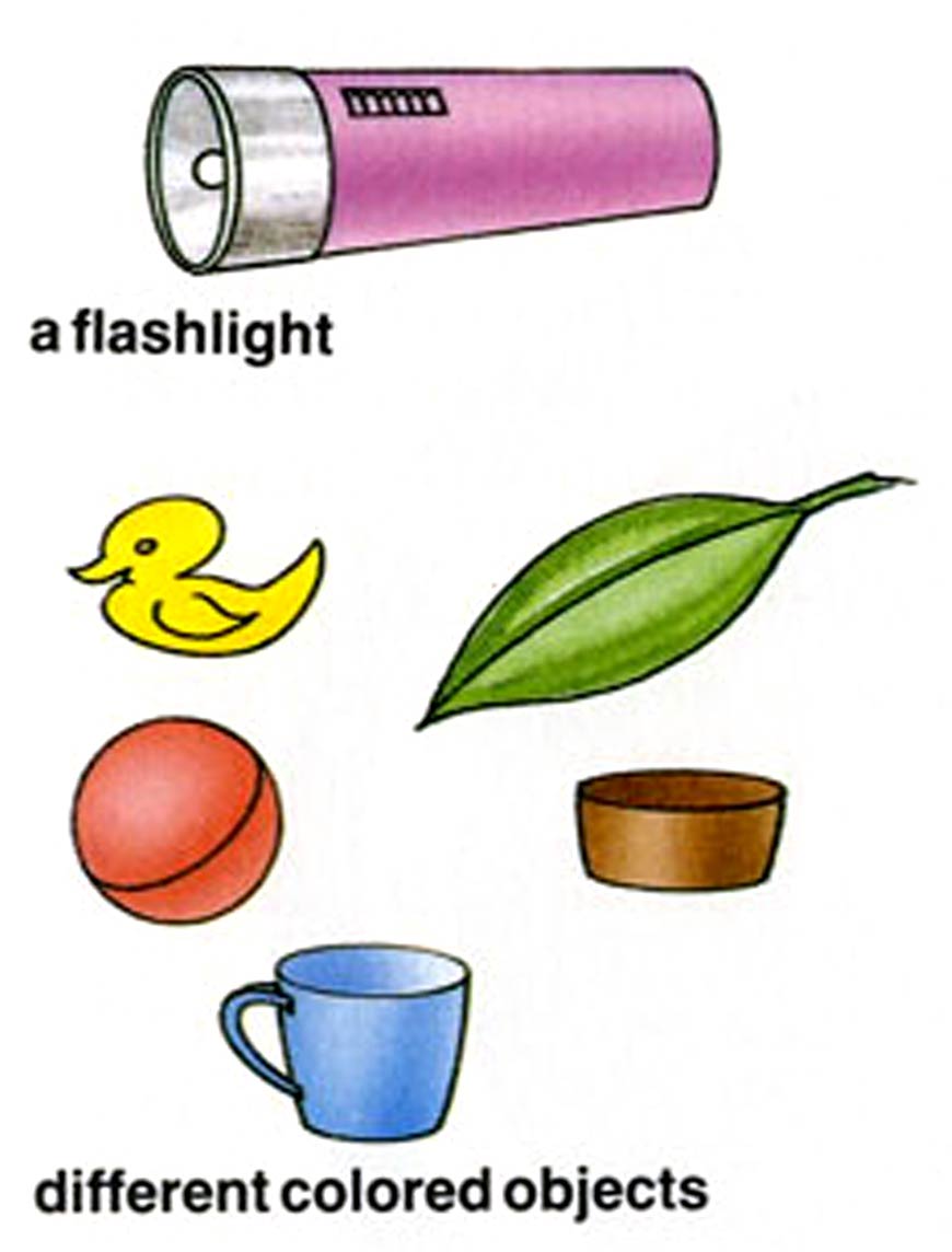 Experiment for kids - changing a color of object