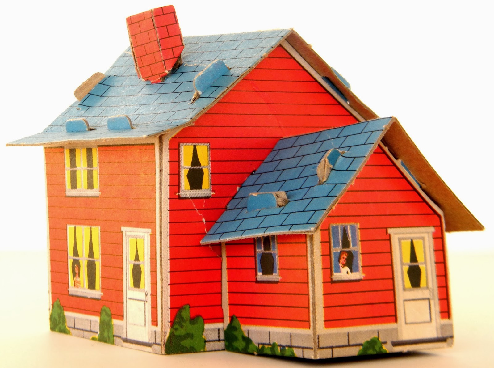 Toys and Stuff: Jaymar #255 39 PC Railroad and Village Construction Set ...