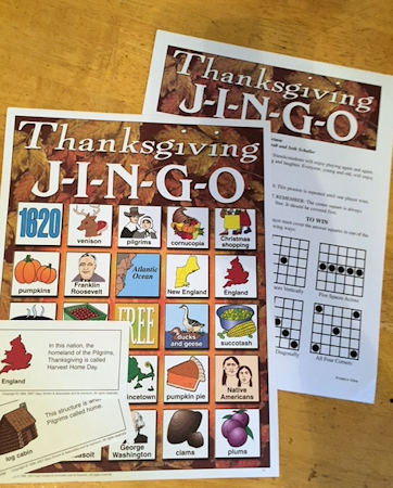The Playful Otter: Thanksgiving JINGO