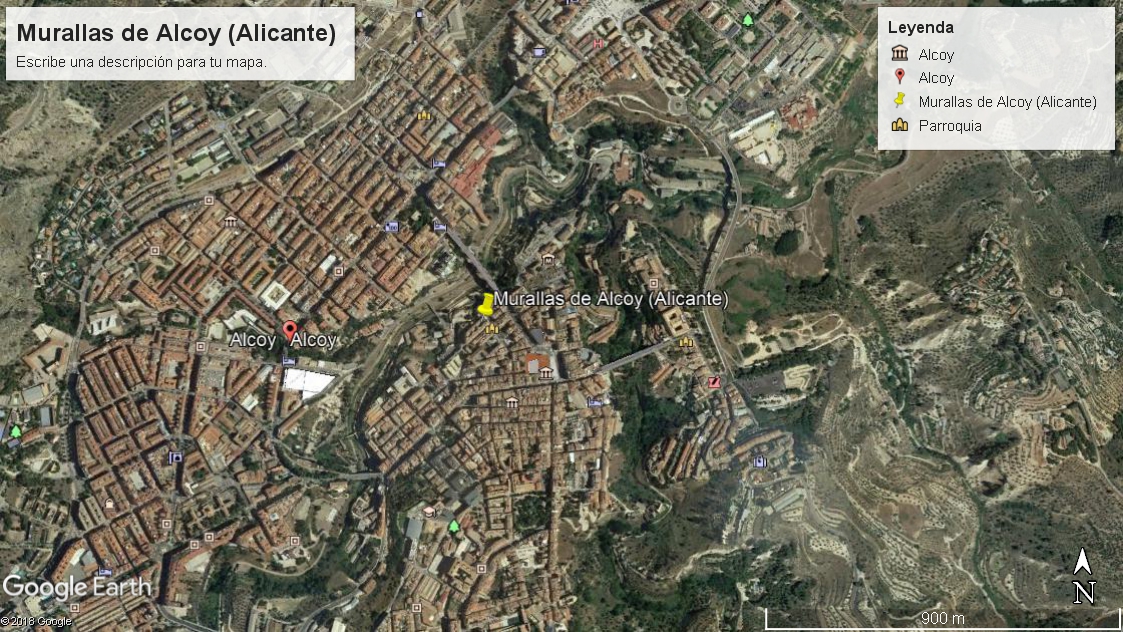 Guía de los Castillos, Torres y Fortificaciones de Alicante: Murallas ...