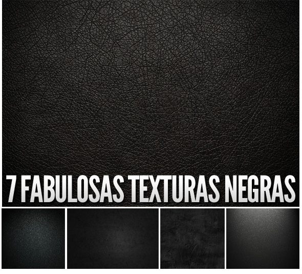7 fabulosas texturas en negro | Marlon Silva Chero