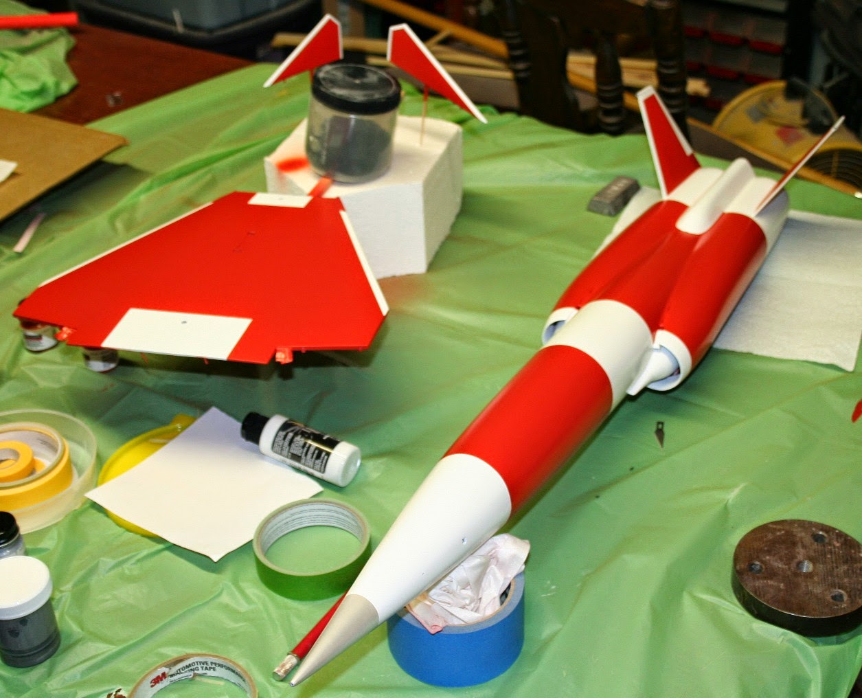 Model Rocket Building: John Boren's Navaho Cruise Missile