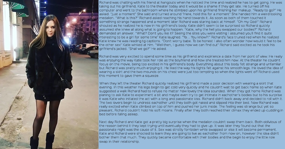 Marti's tg captions: Going out to the theater