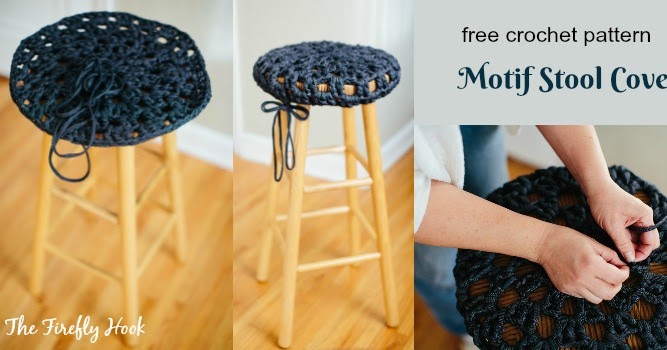 My Hobby Is Crochet: Motif Stool Cover - Free Crochet Pattern from ...
