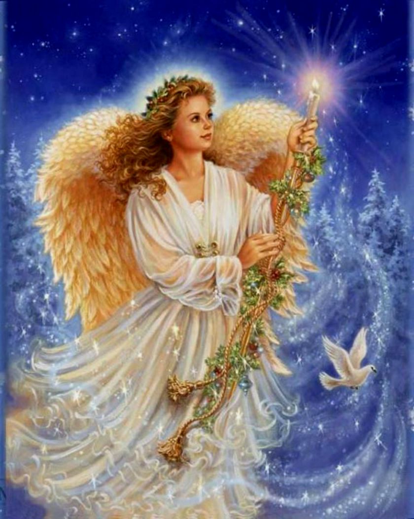® Colección de Gifs ®: IMÁGENES DE ÁNGELES EN NAVIDAD