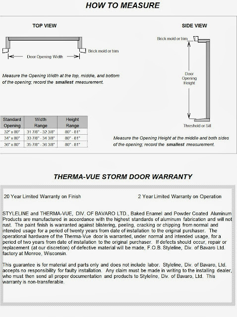 Home Improvement by Styleline 1-888-323-0594: How to Measure Storm ...