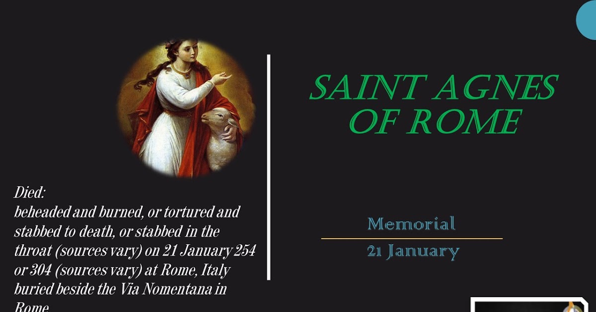 A 5-MINUTE OUTREACH: Saint Agnes of Rome