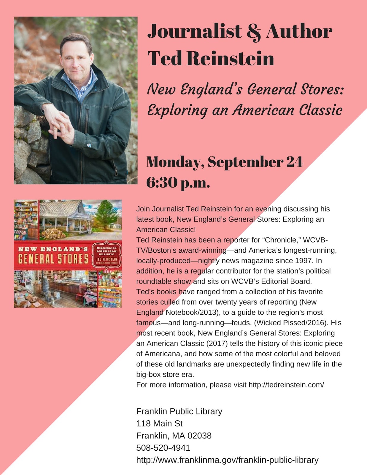 Franklin Matters: Franklin Library: Ted Reinstein - Sep 24