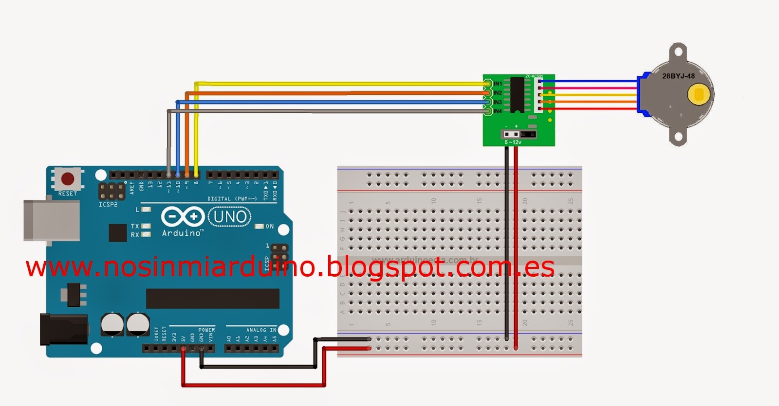 PROGRAMACIÓN Y ROBÓTICA: CONTROL DE UN MOTOR PASO A PASO CON ARDUINO