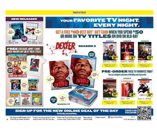Blu-ray & DVD Deals: Best Buy Weekly Ad: August 14th - August 20th, 2011