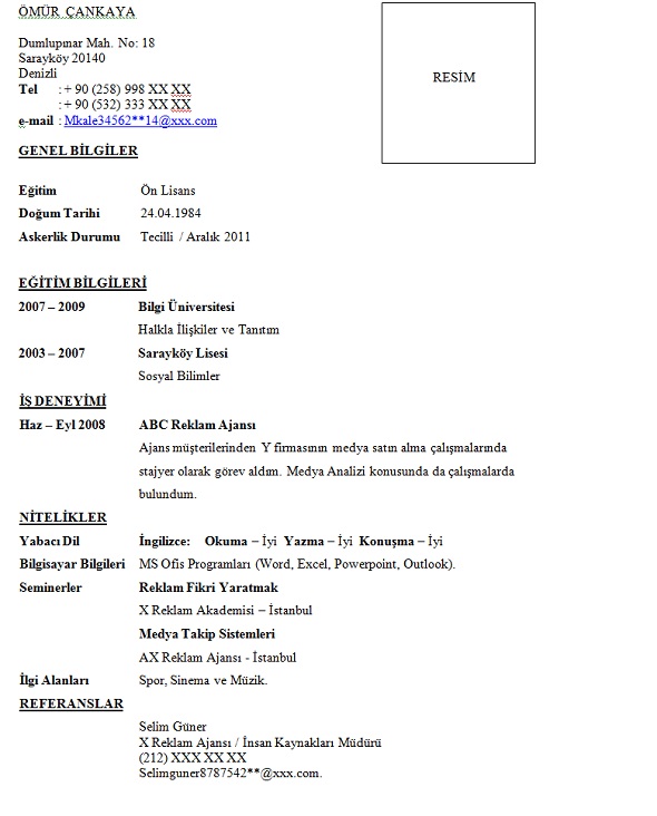 CV Nasıl Hazırlanır? CV Hazırlarken Nelere Dikkat Edilir? CV Örnekleri