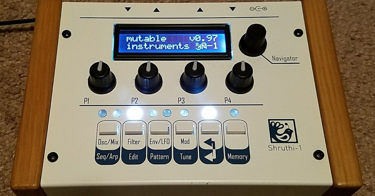 MATRIXSYNTH: Mutable Instruments 4PM Shruthi (v.0.97 only)