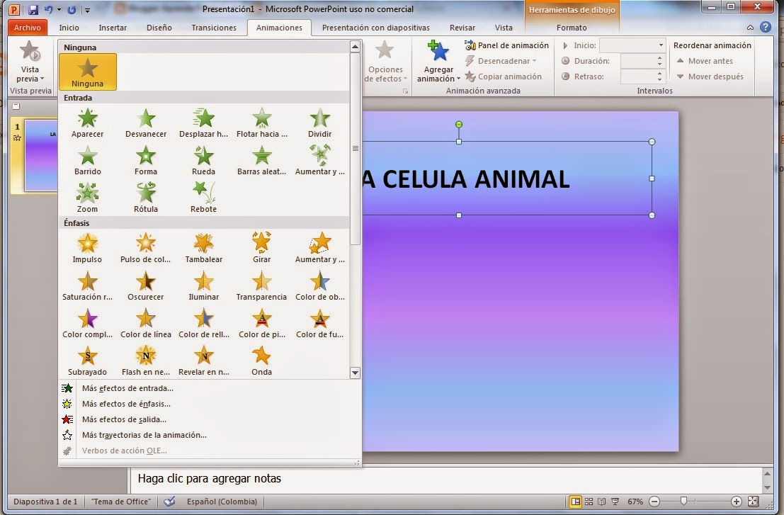 Aprenda Power Point: Animaciones