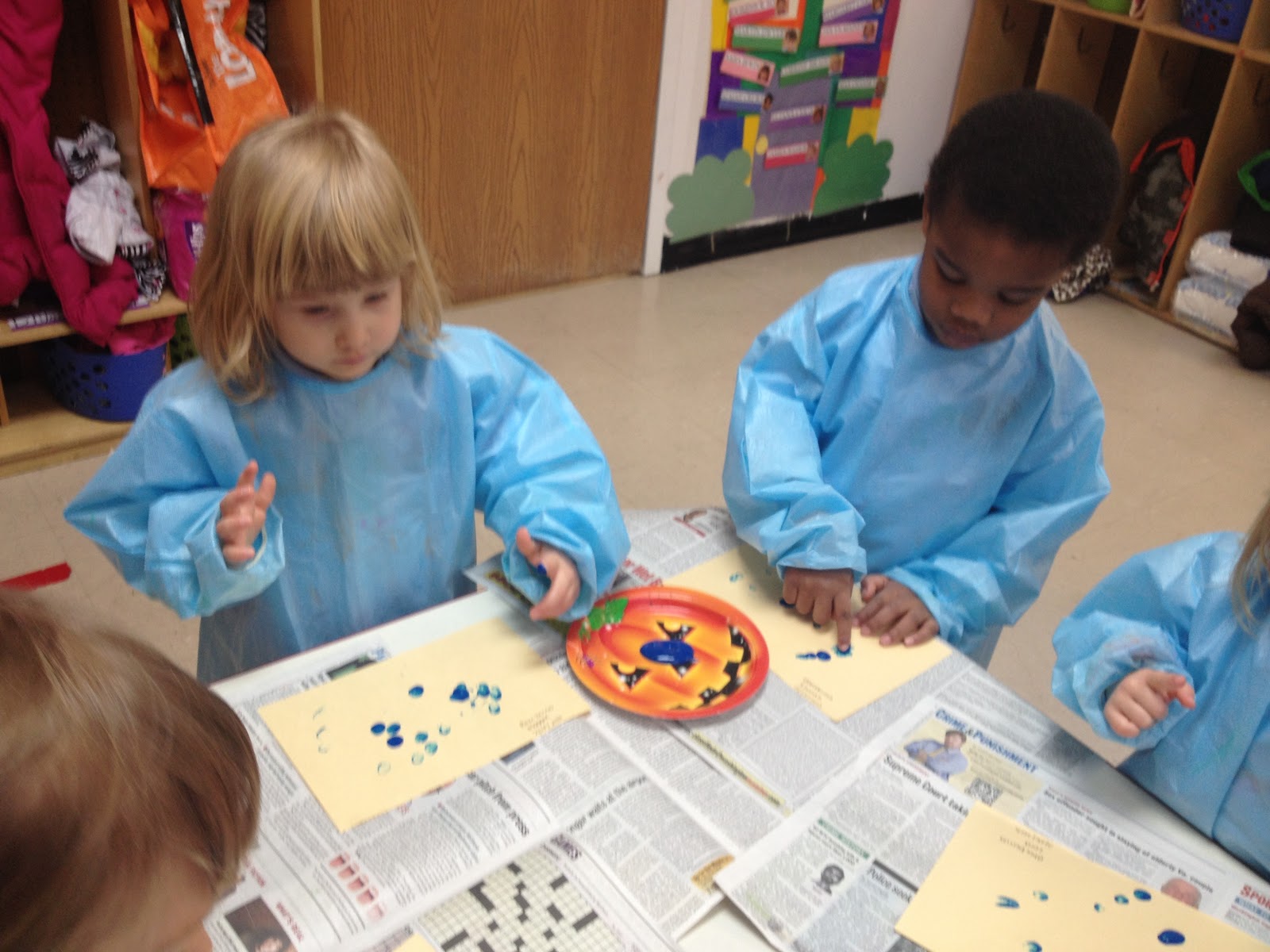 HH Preschool Class Reflections: Blueberry Art