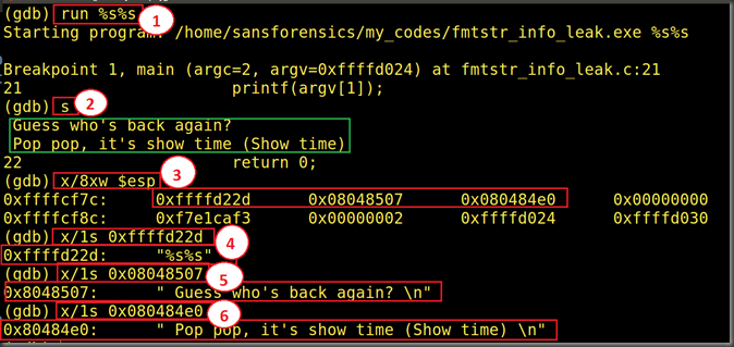 Learning by practicing: Format String Vulnerability – Information Leakage