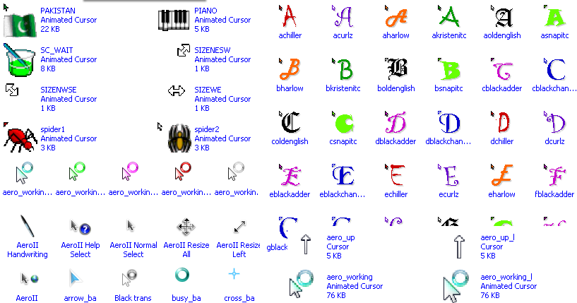 Best 3D Mouse Cursors + Alphabet Cursors Free Download And How To Use ...