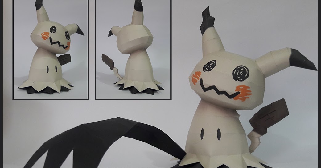 Paperpokés - Pokémon Papercraft: MIMIKYU - Happy Halloween!