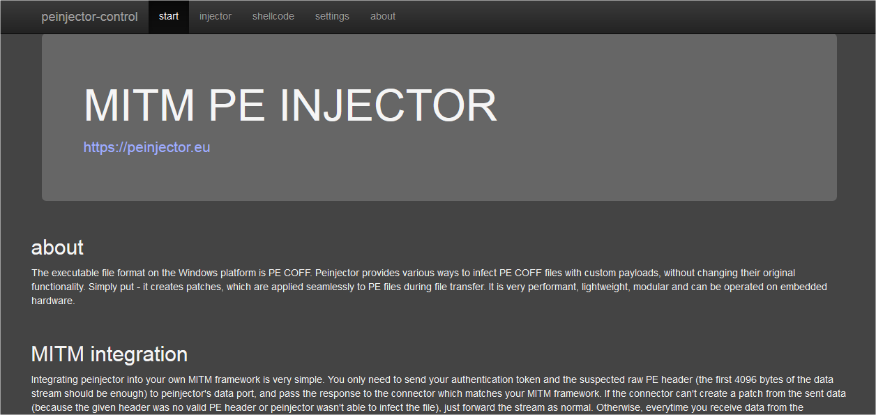 peinjector: infecta ejecutables fácilmente y también "al vuelo"
