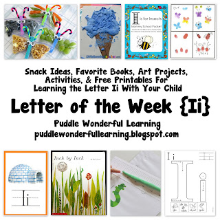 Puddle Wonderful Learning: Preschool Activities: Letter of the Week {Ii}
