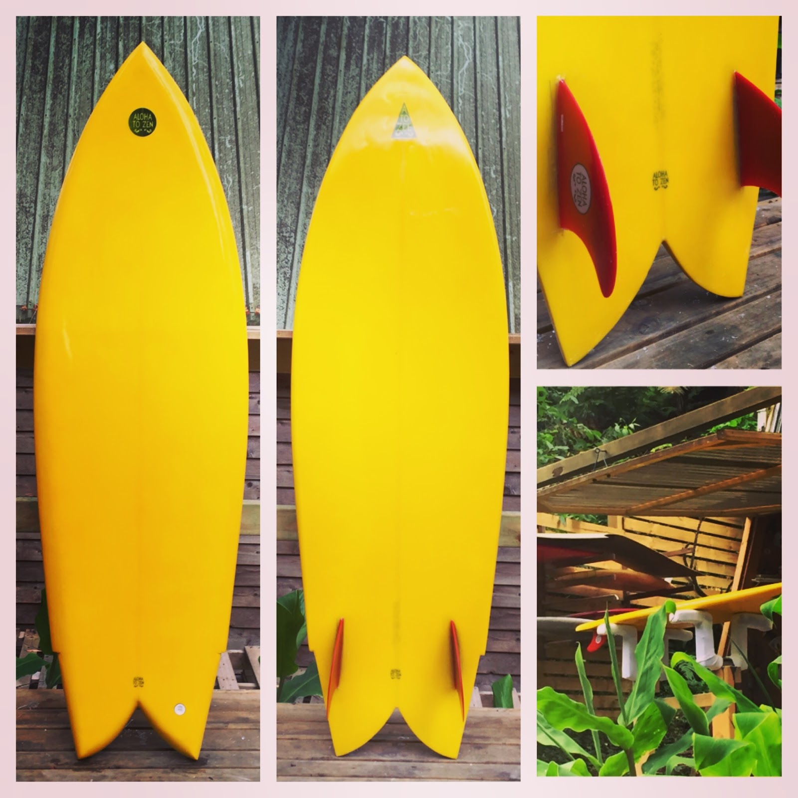 Aloha to Zen- Surfboards: Model 17- Rocket Fish