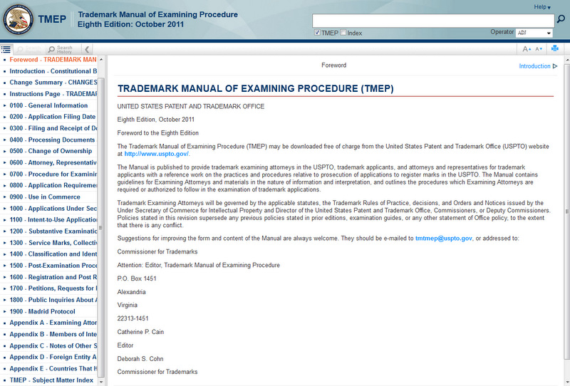 enpan's Patent & Linux practice: 新的美國商標與專利審查指南的搜尋工具