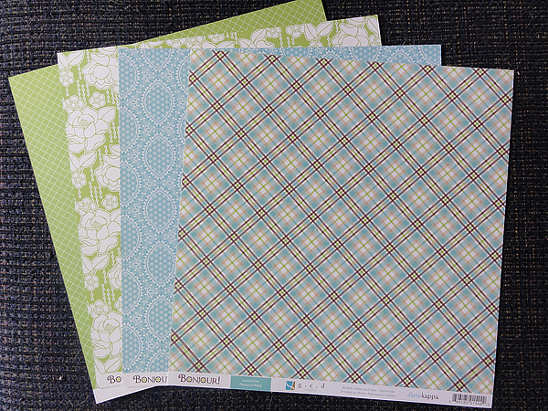 Midwest Scrapgarden: Patterned paper bits
