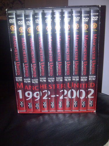 Manchester United Season Review 1992 - 2002 box set rare Collection ...